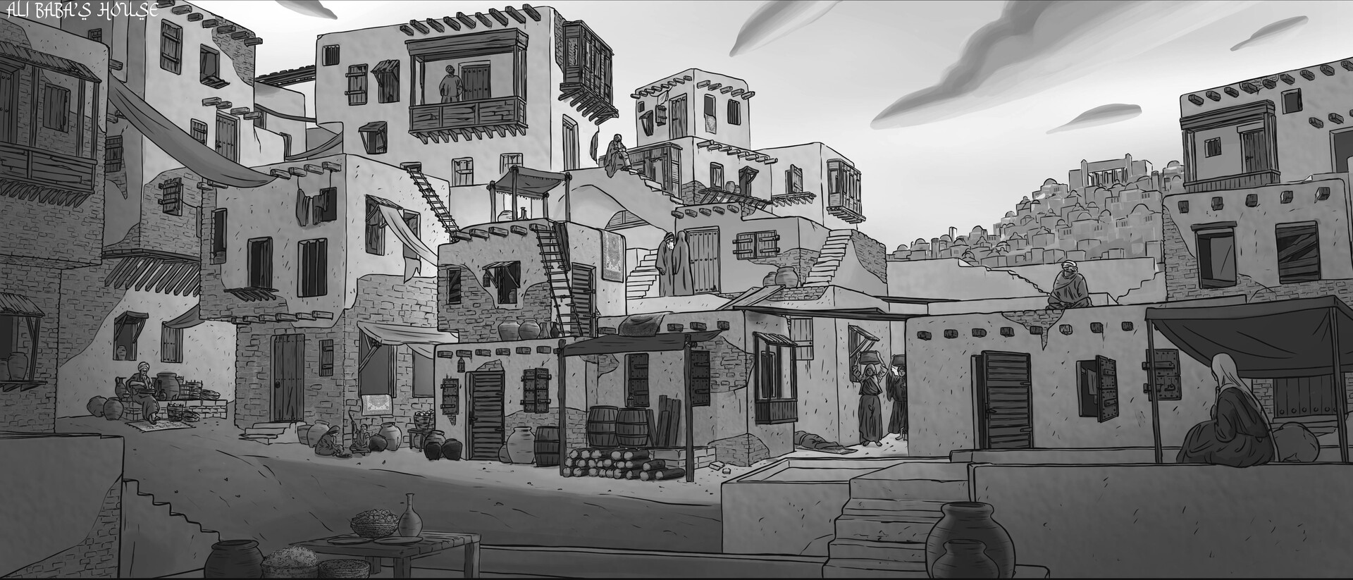 ArtStation - Ali Baba's House Exterior