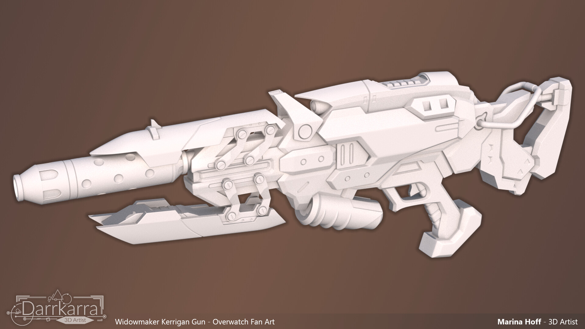 Marina Hoff - Widowmaker Kerrigan Gun - Overwatch Fan Art