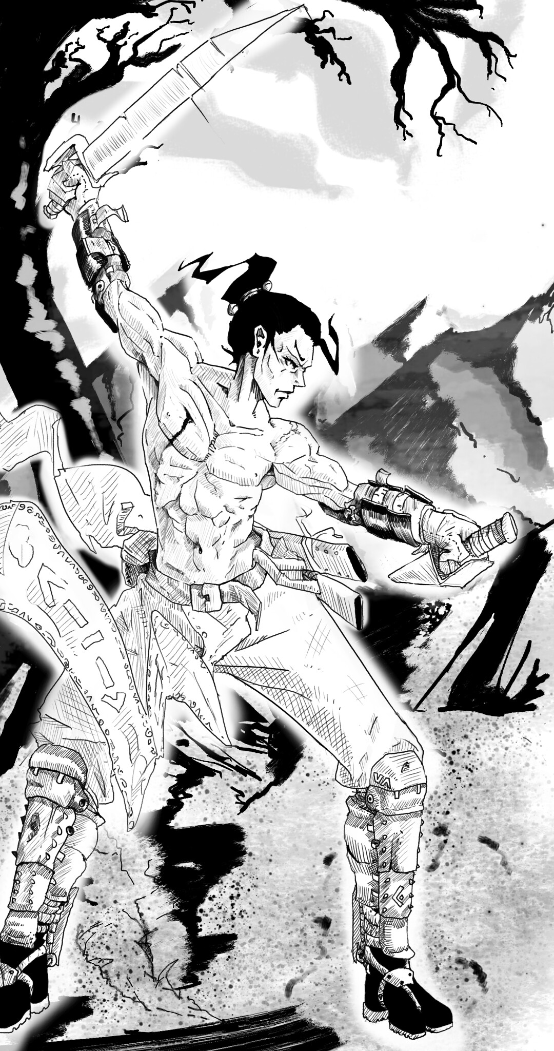 ArtStation - Dual sword warrior