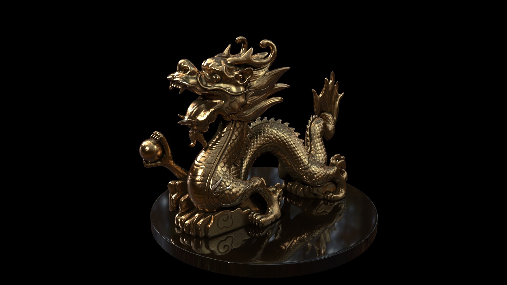 ArtStation - Dragon Statue