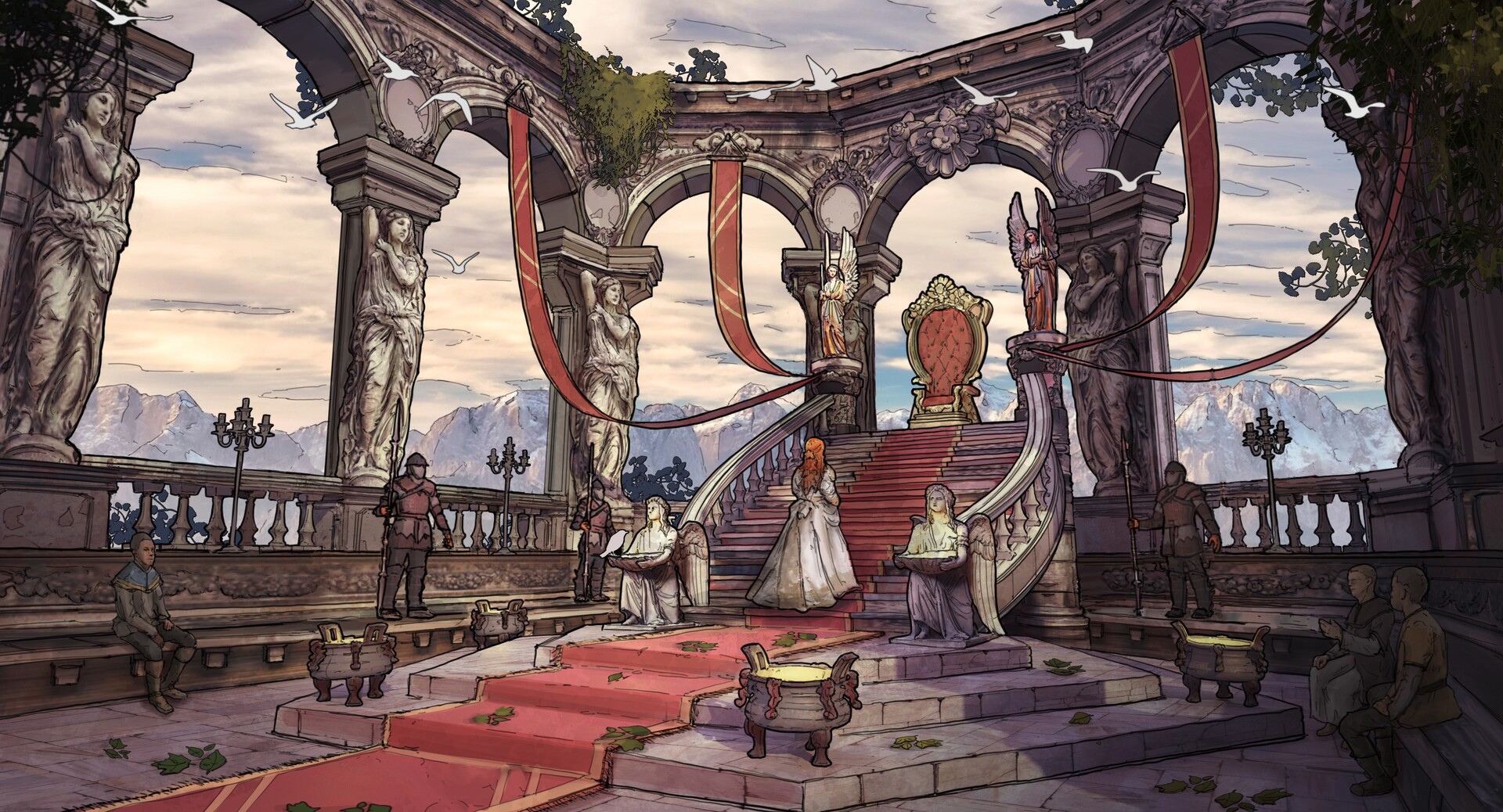 Caemlyn Throne Room by Paulo Loveranes Galamgam : r/WoT