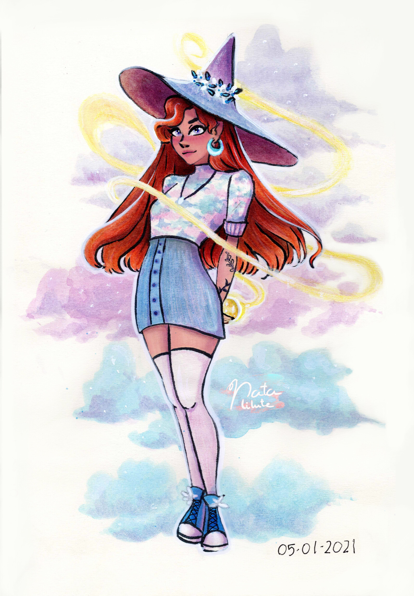 ArtStation - The witch and the magic crystal ball