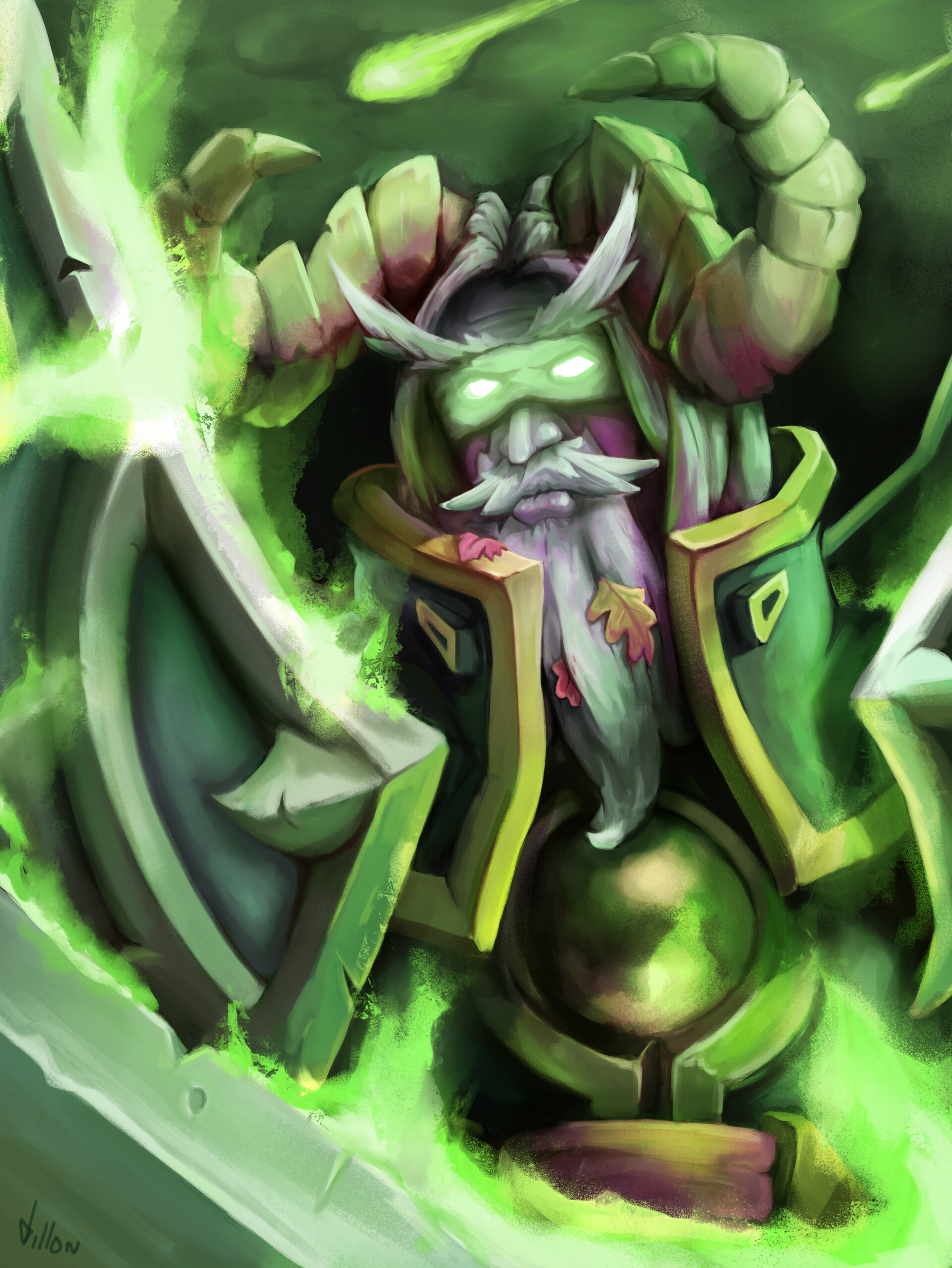 ArtStation - Night Elf Demon Hunter