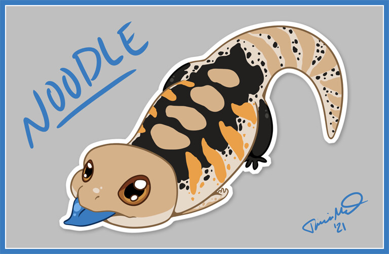 Blue Tongue Lizard Cartoon Clipart