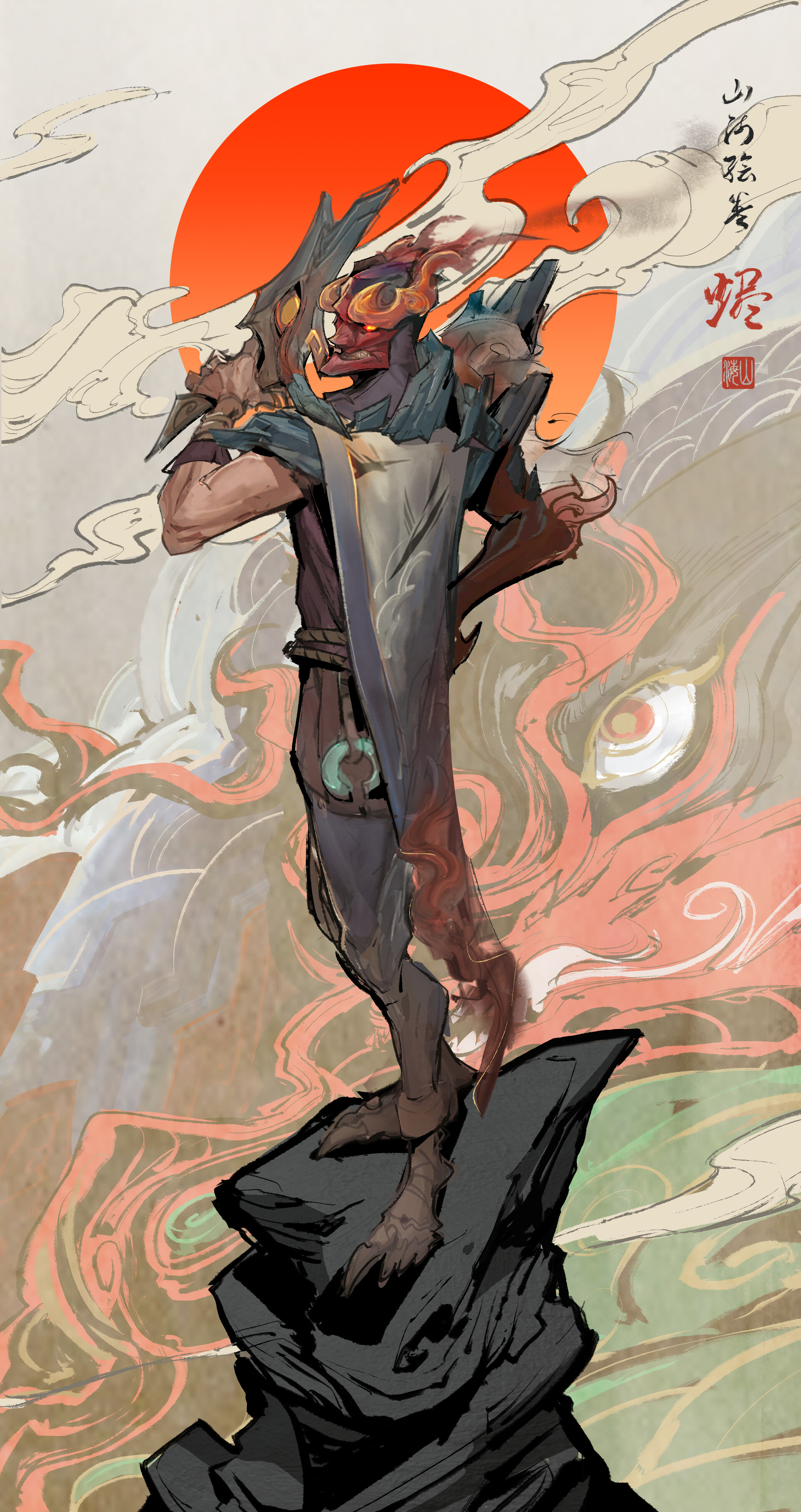 epple-rice-shanhai-scrolls-jhin.jpg (1920×3623)-花瓣网