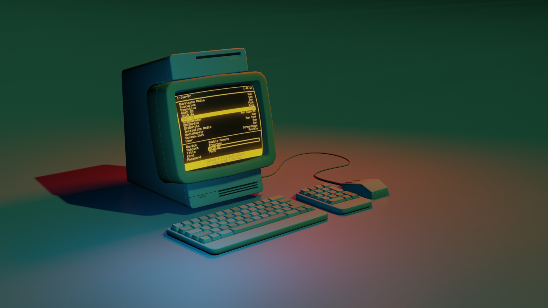 ArtStation - Retro Mac