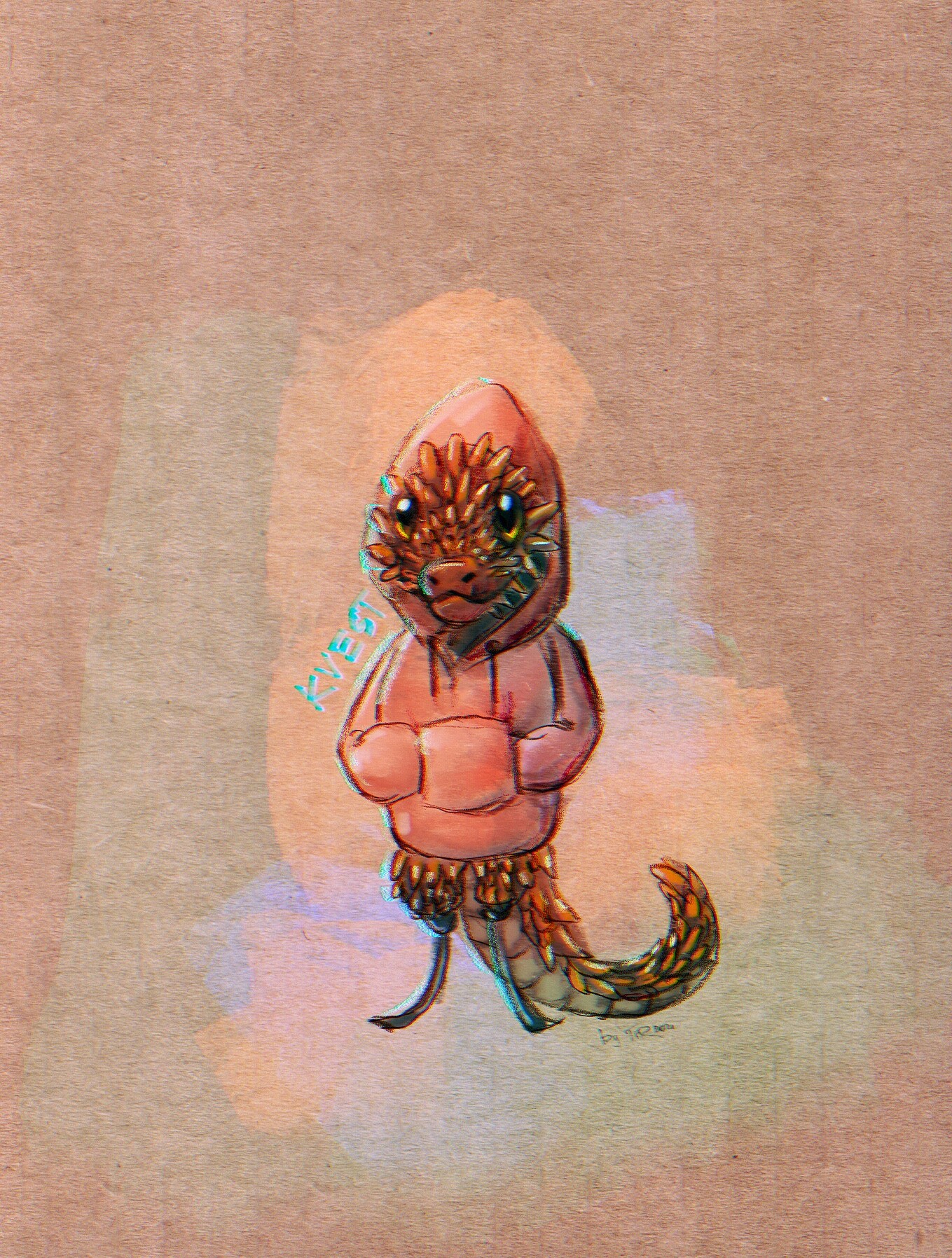 ArtStation - Pangolin doodle