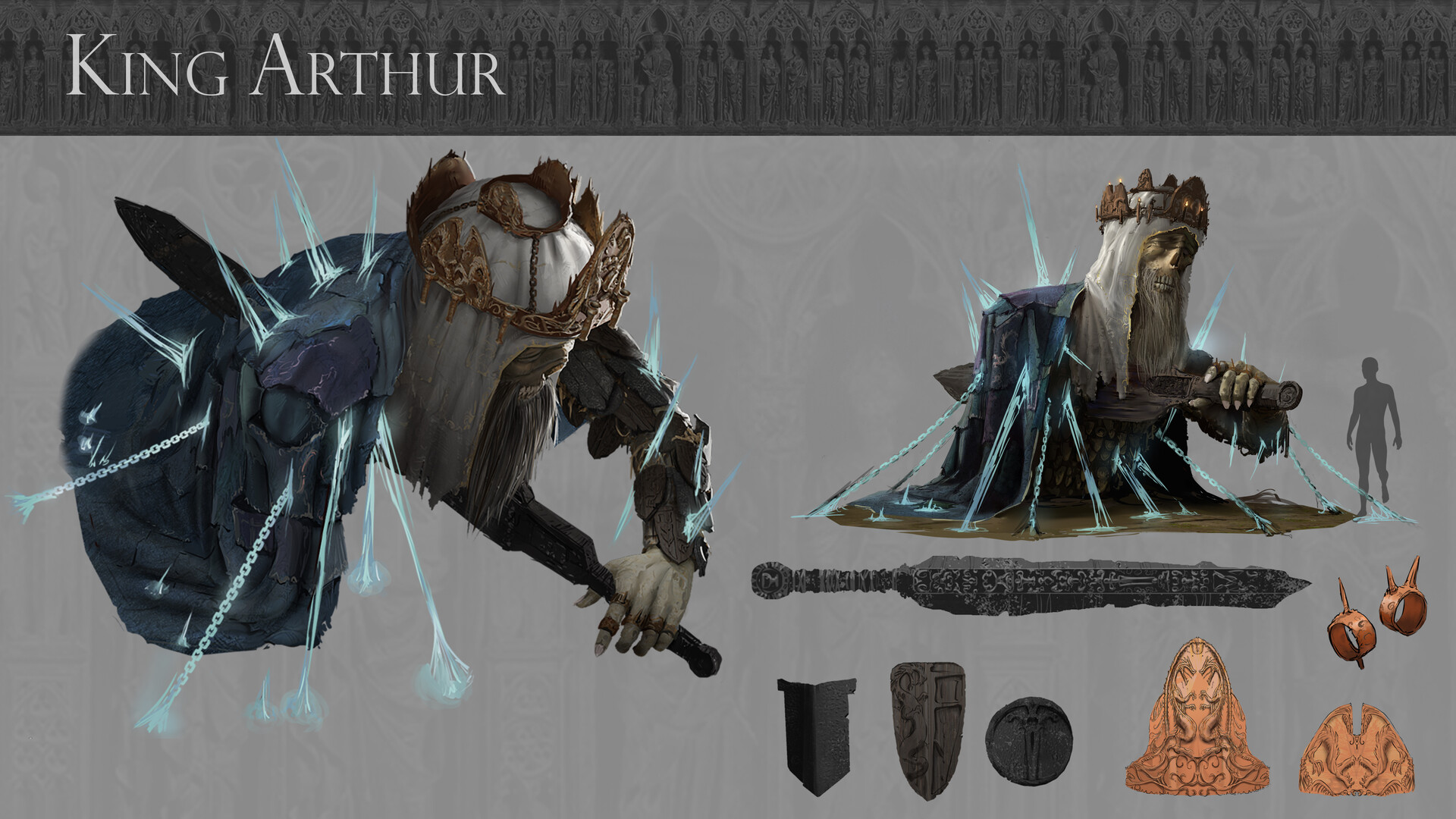 ArtStation - Dark Fantasy - King Arthur