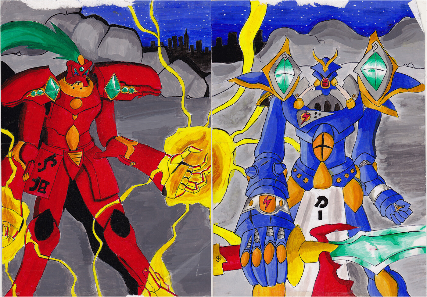 ArtStation - Early Mecha/Robot Drawings (1999)