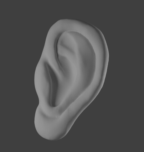 ArtStation - Sculpt January: Day Twenty - 1 hour sculpt of an Ear