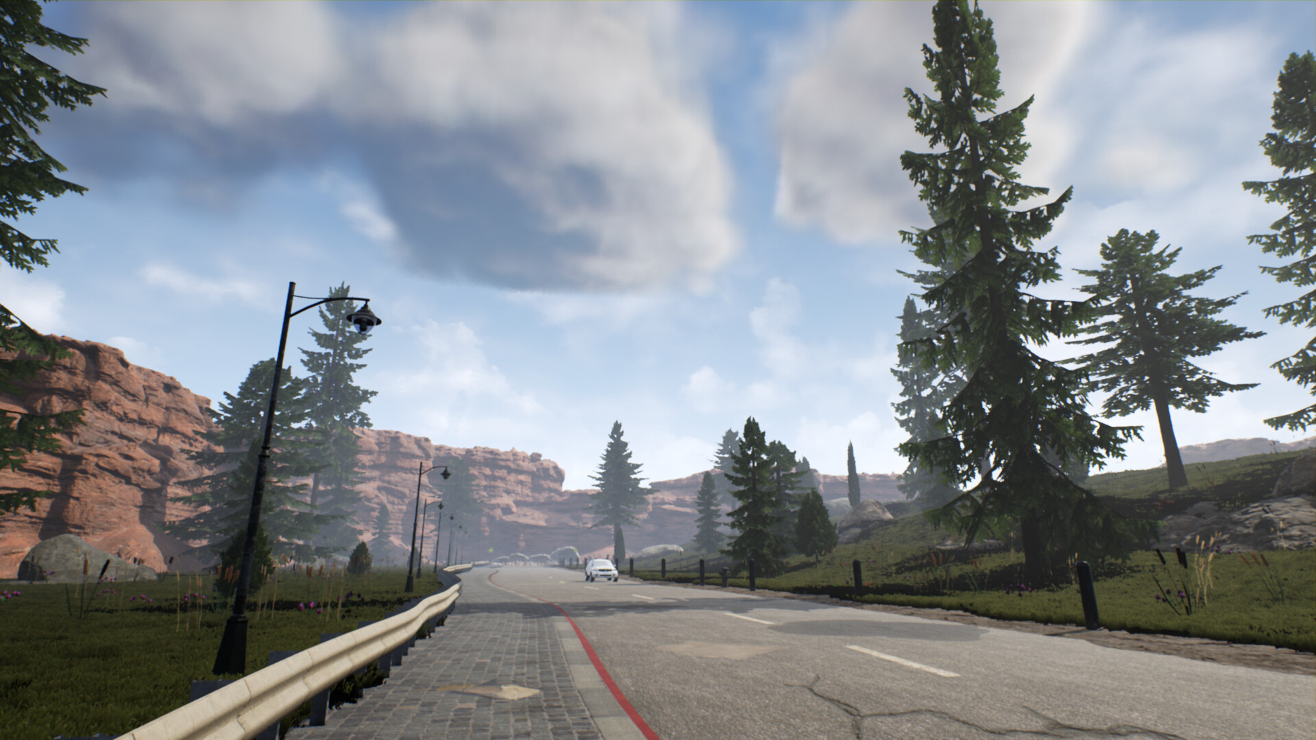 ArtStation - Road Scene