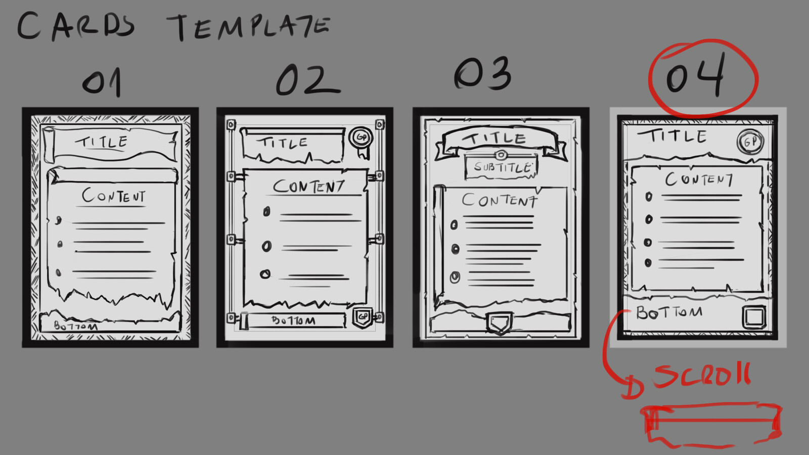 Diego Santos - Cardgame RPG- Card template