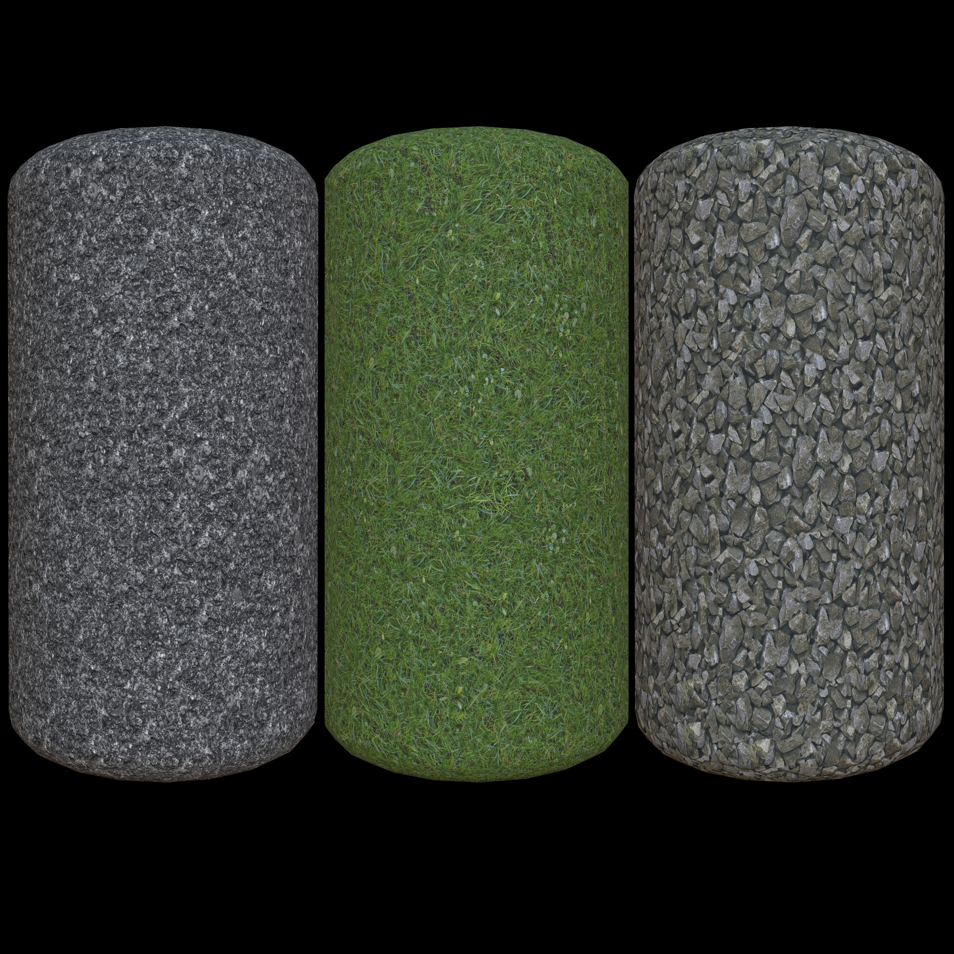 ArtStation - Photogrammetry - Materials (Grass, Pebbles, Pathing)