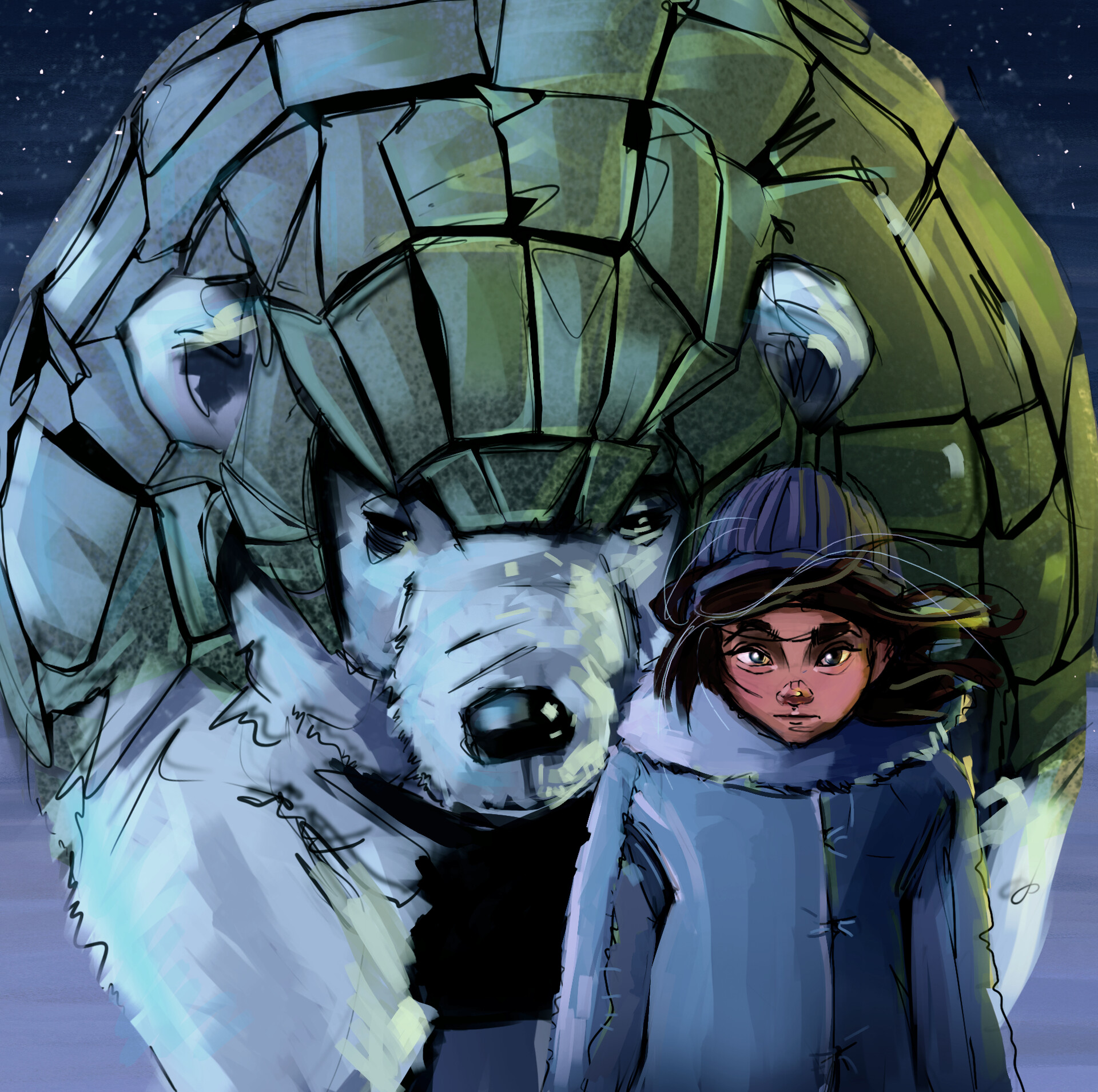 ArtStation - Lyra and Iorek