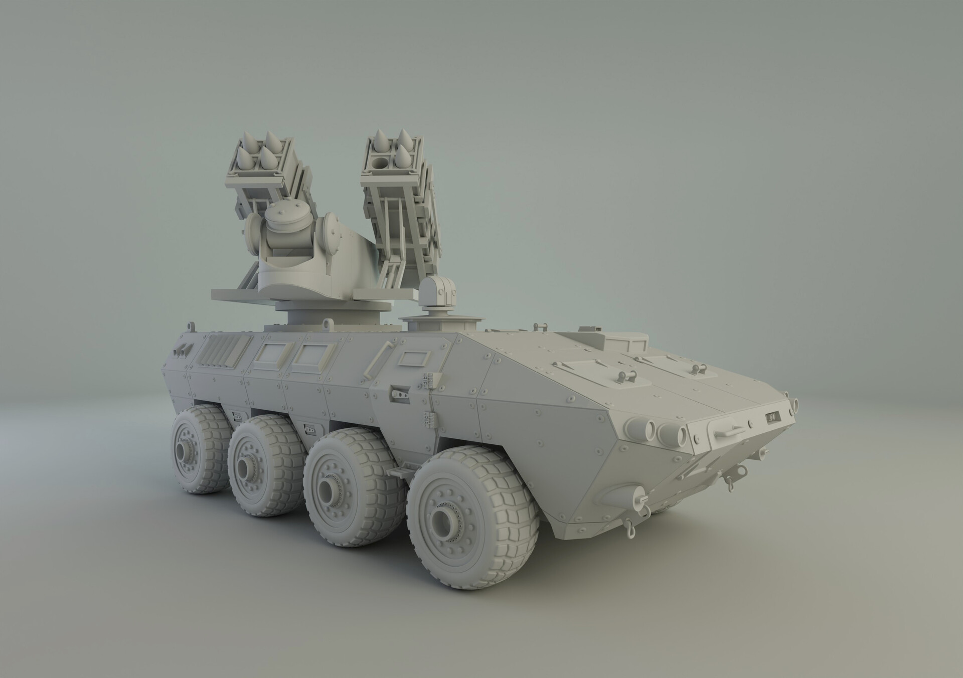 ArtStation - Concept self-propelled rocket launcher