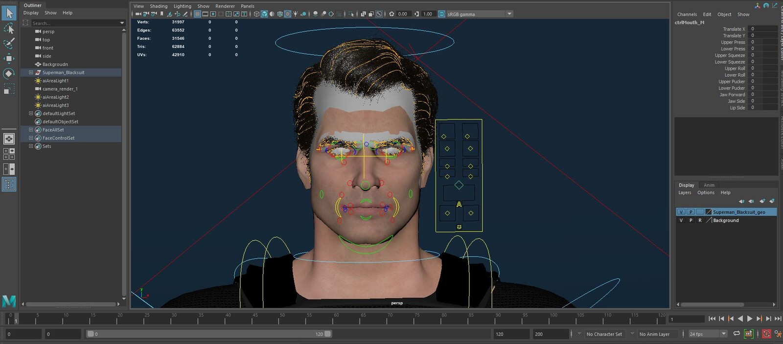 R2 Studio - Superman Black suit