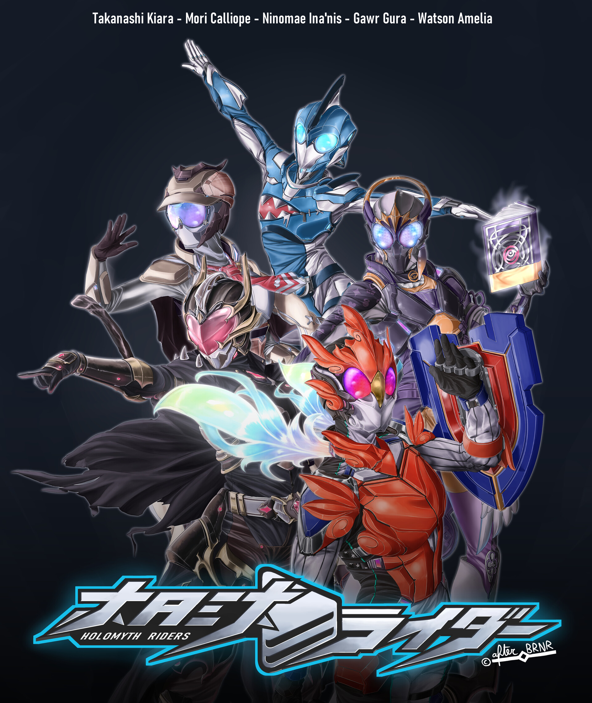 ArtStation - Holomyth Riders Poster