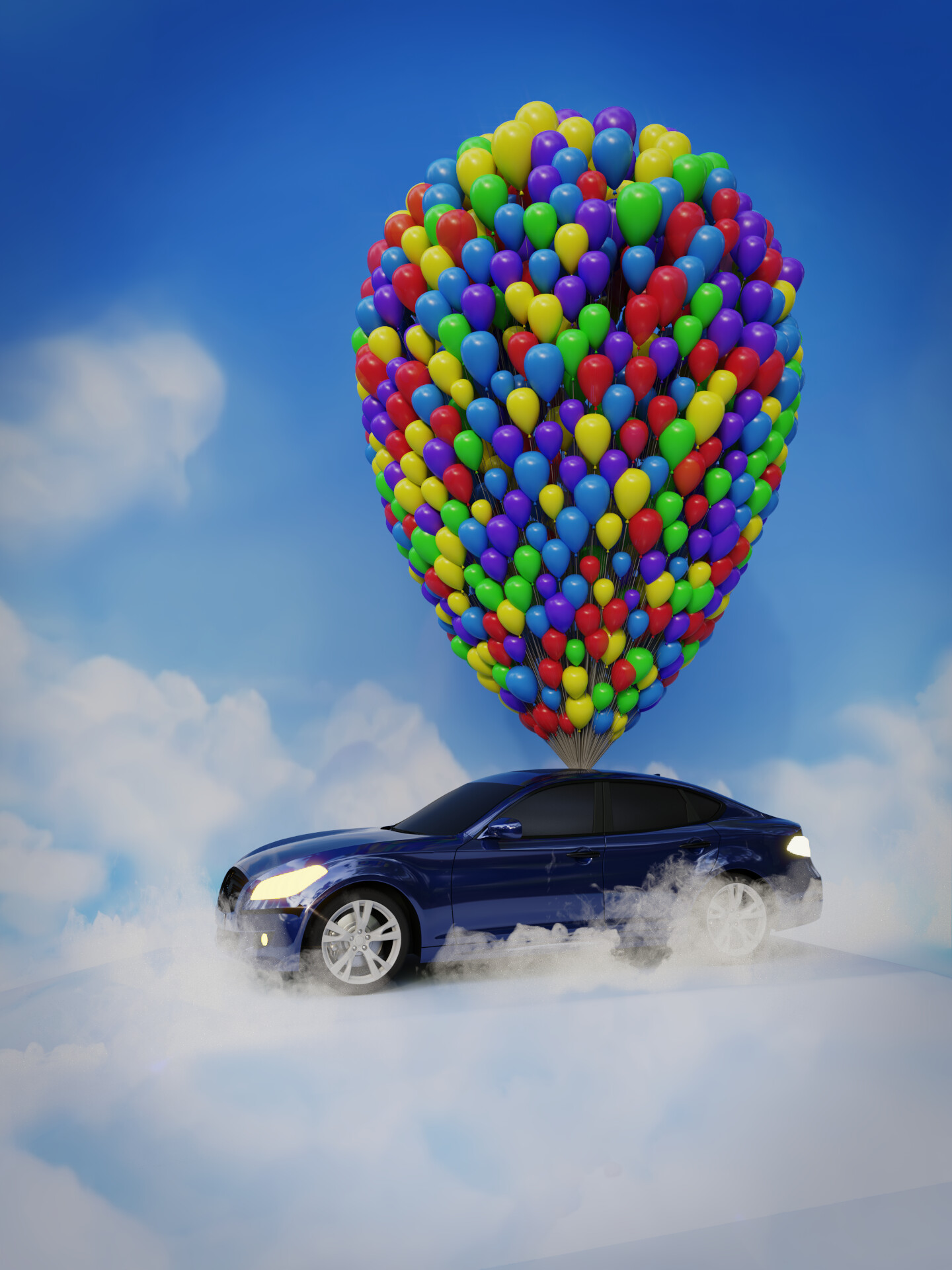 ArtStation - Photo oportunity on car - Pixar's UP!