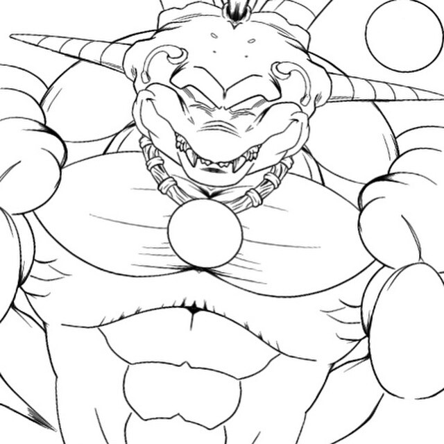 omega shenron coloring pages