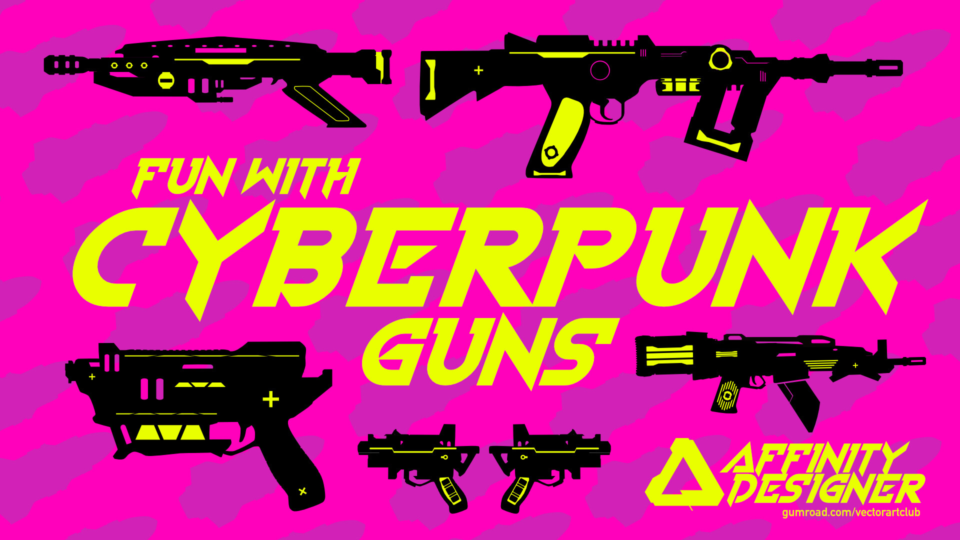 ArtStation - Cyberpunk Guns Vector Tutorial