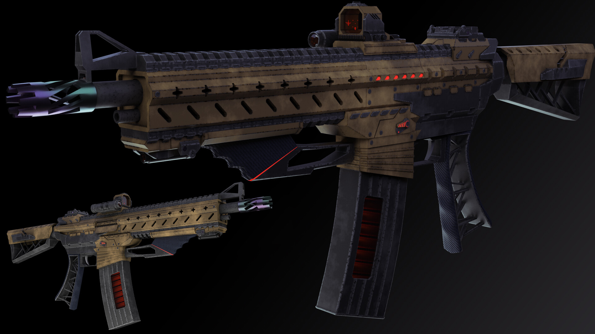 ArtStation - Rifle AR-15