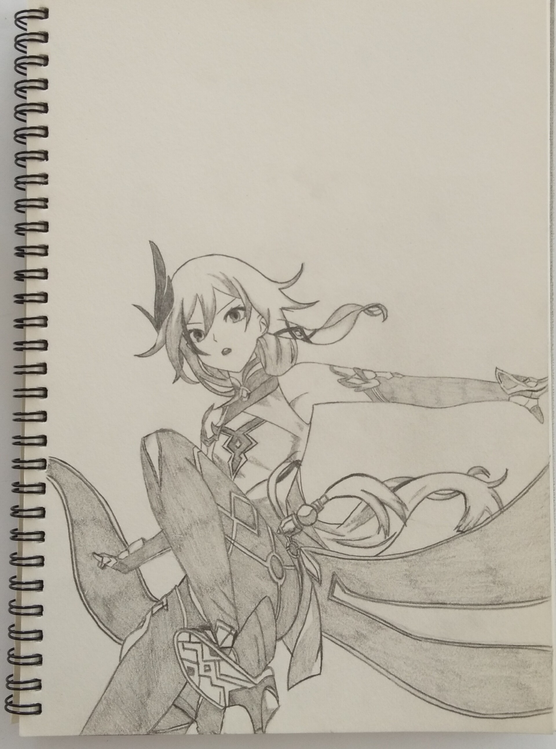 ArtStation - Drawing The Honkai Impact : Fhoenix | G.S Does Art