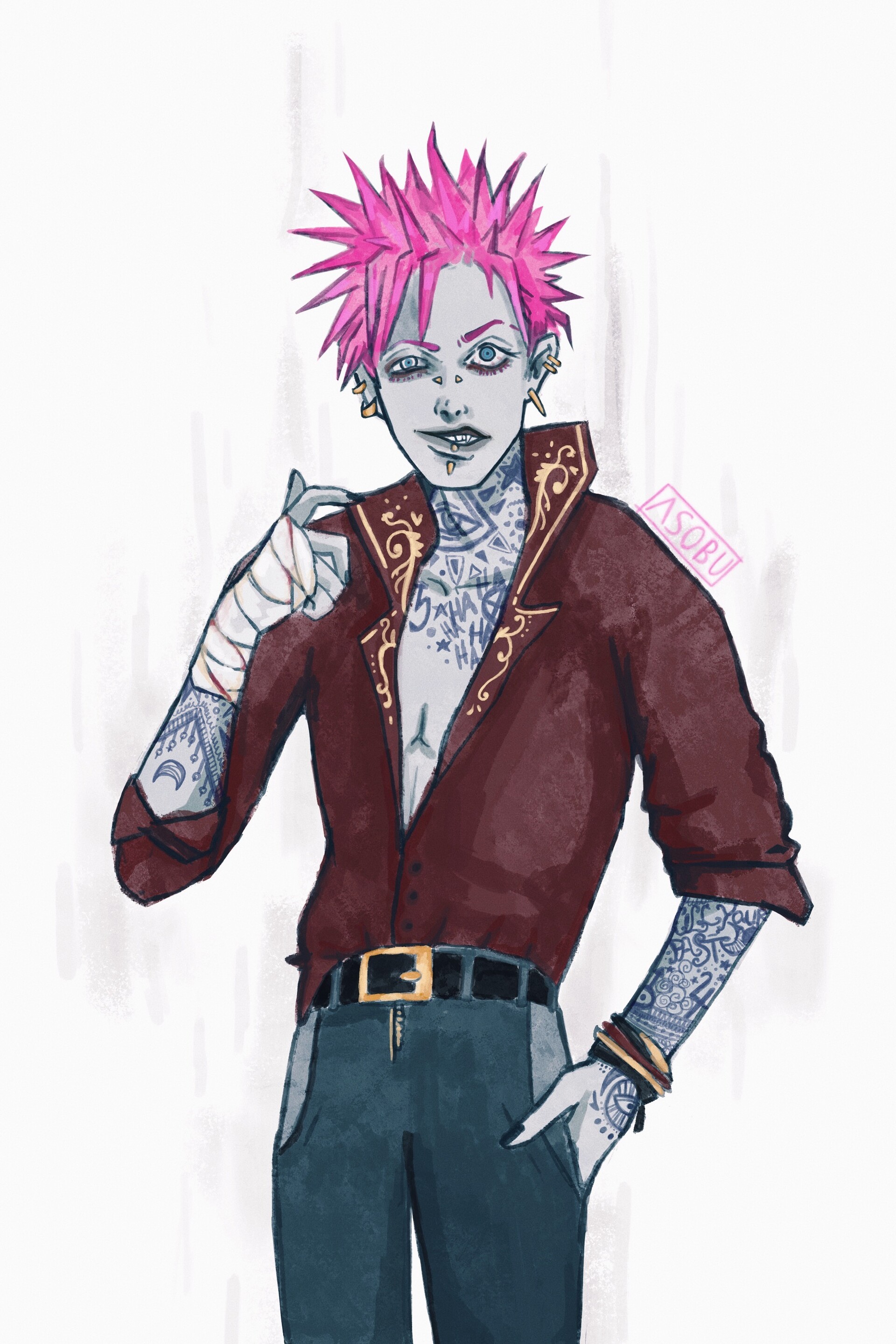 ArtStation - Malkavian Character Concept Design