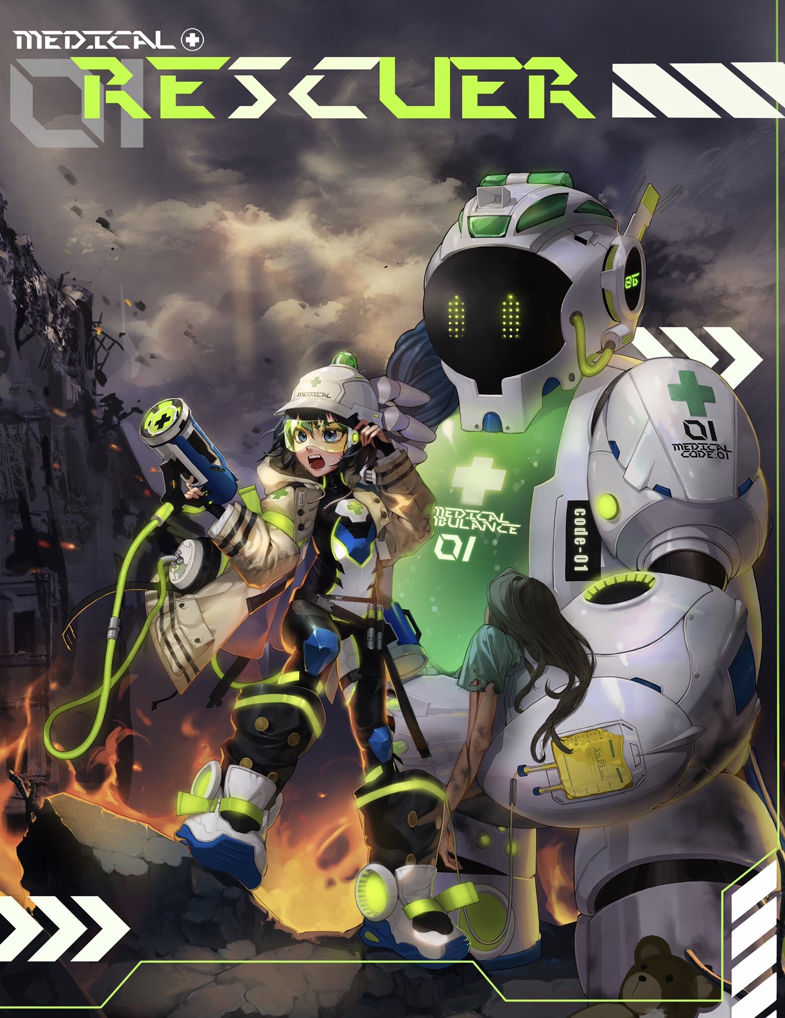 ArtStation - 2020 SF RESCUER character design concept art