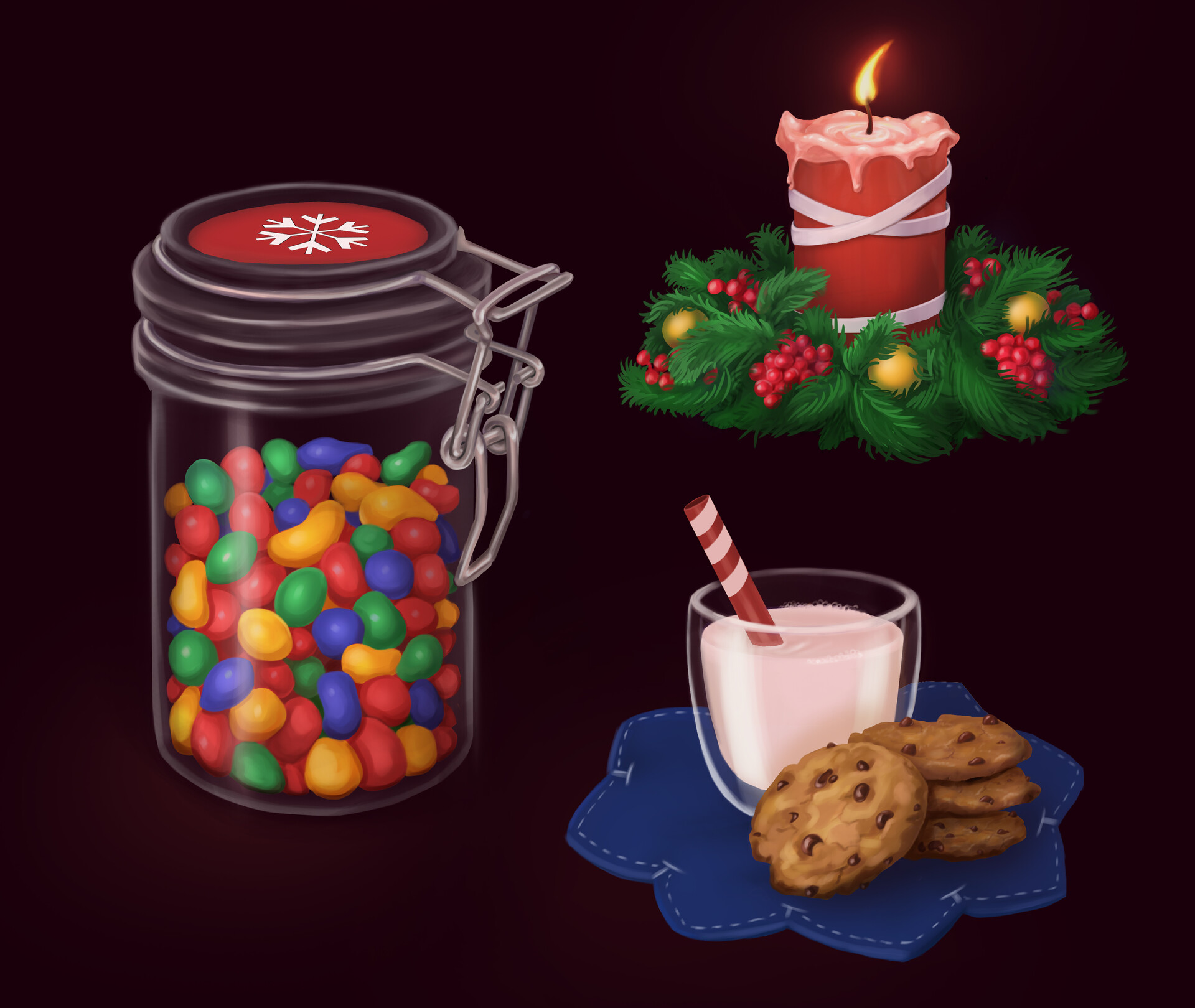 ArtStation - Christmas props.