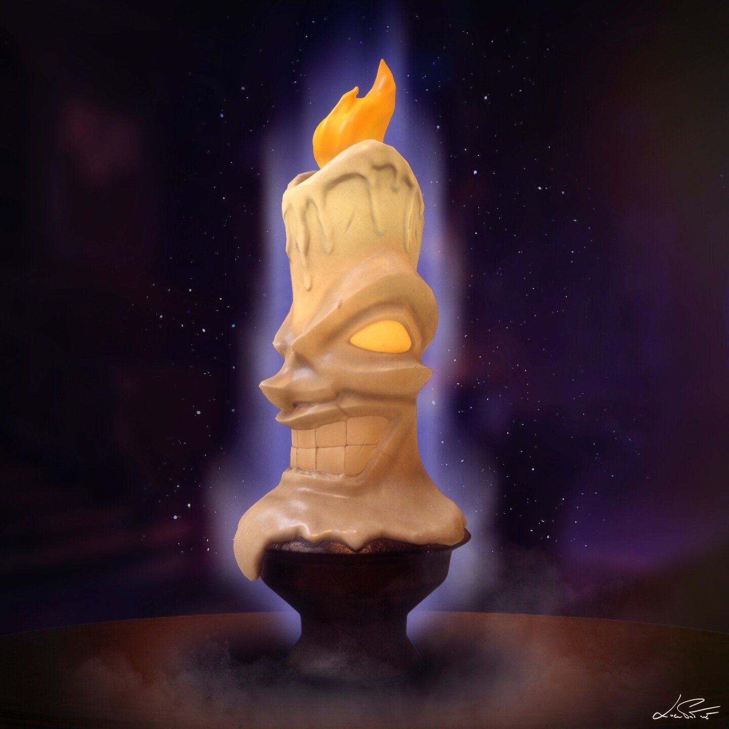 ArtStation - Stylized 3D Candle