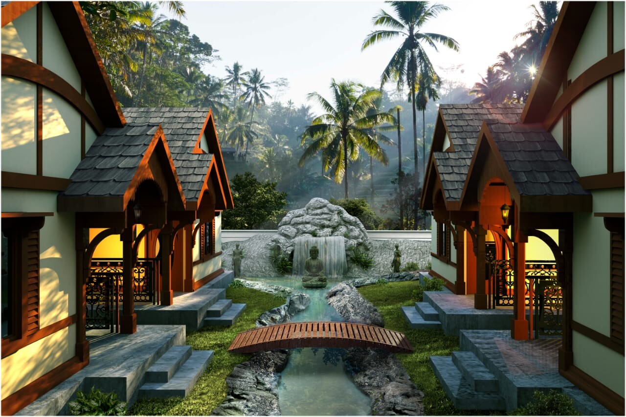 ArtStation - morning time at resort