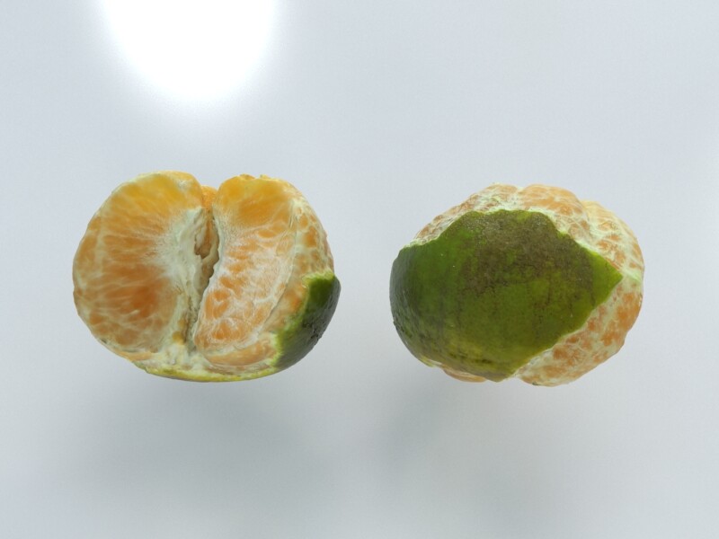 ArtStation - Orange Fruit open.