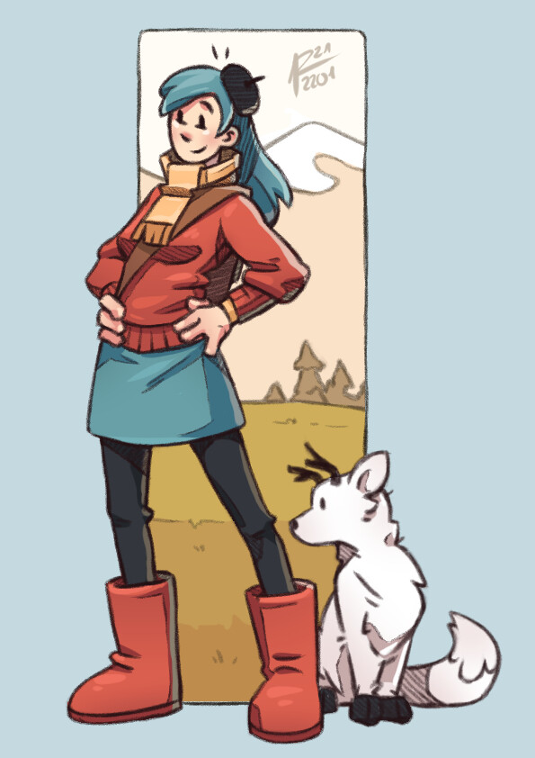 ArtStation - FanArt Charakter: Hilda