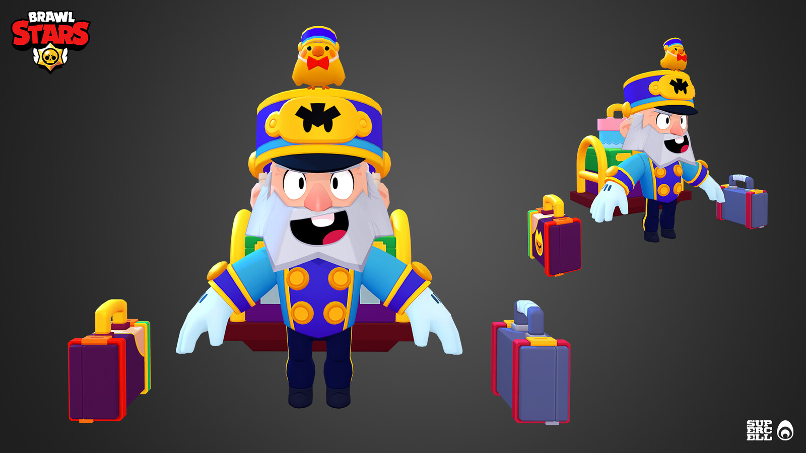 Ocellus - SERVICES - Brawl Stars - Groom Mike Skin