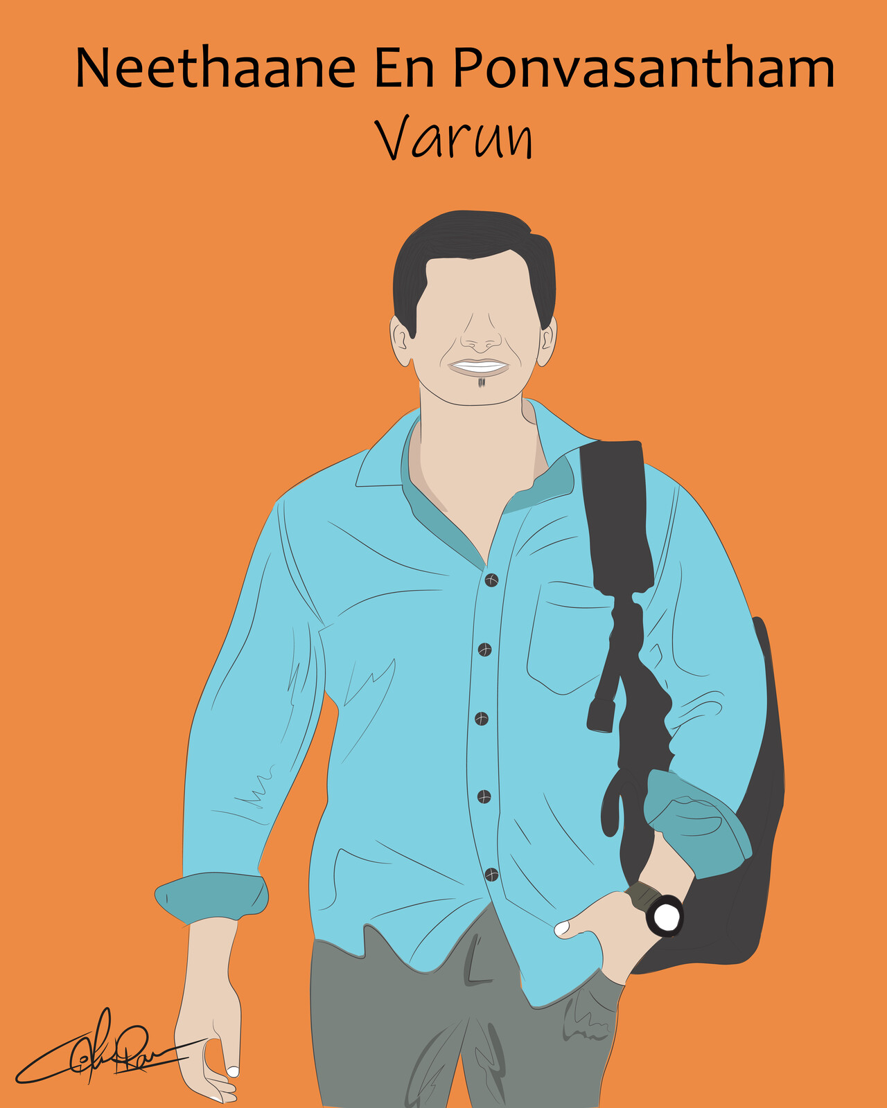 Gokul Ram G.V. - Illustration Art [Gautham Menon Frames]