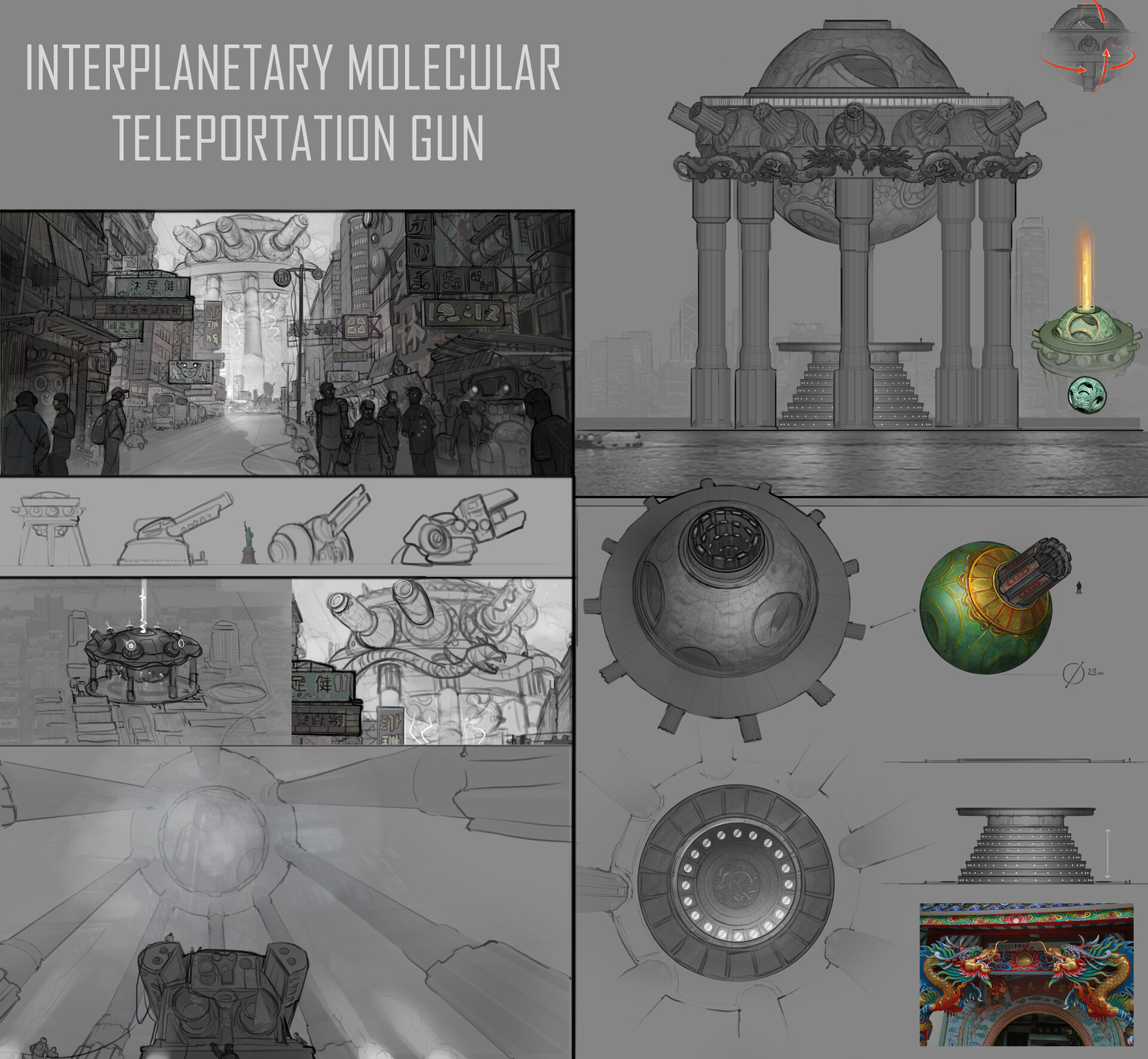 ArtStation - Interplanetary Molecular Teleportation Gun