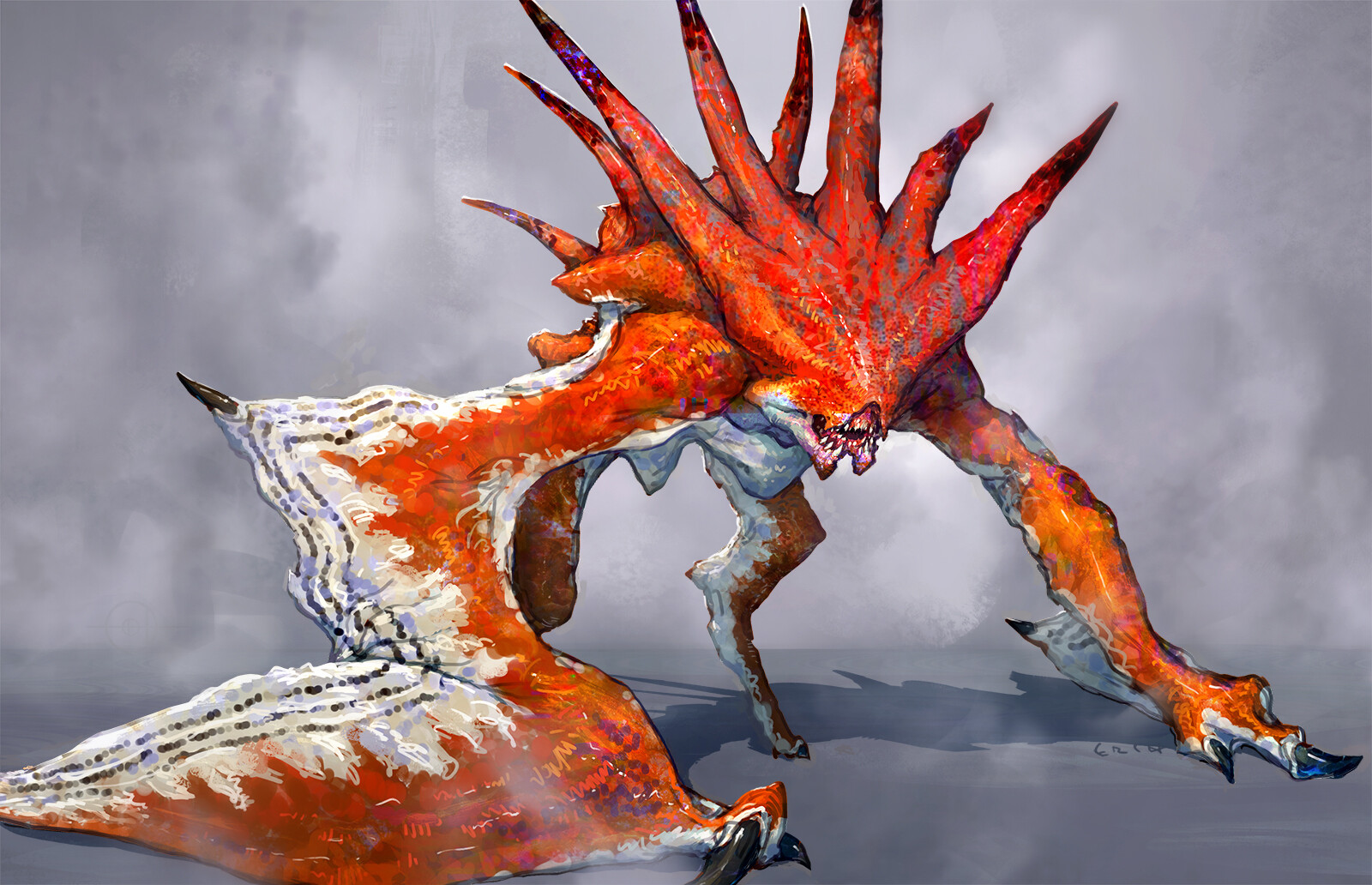 ArtStation - Predatory Red Crested Morph