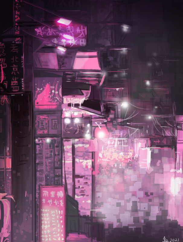 ArtStation - city lights