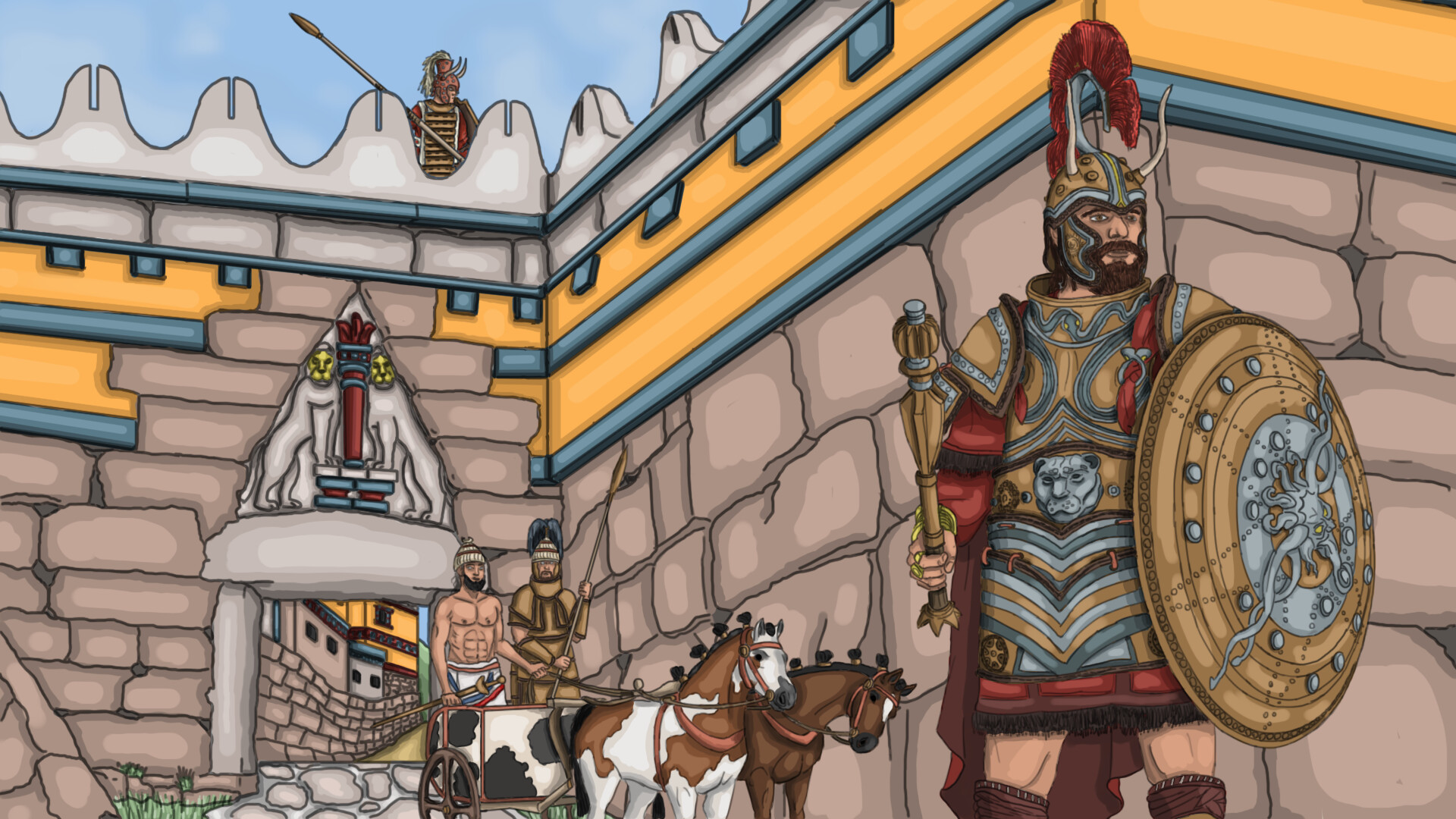 ArtStation - The great city of Mycenae