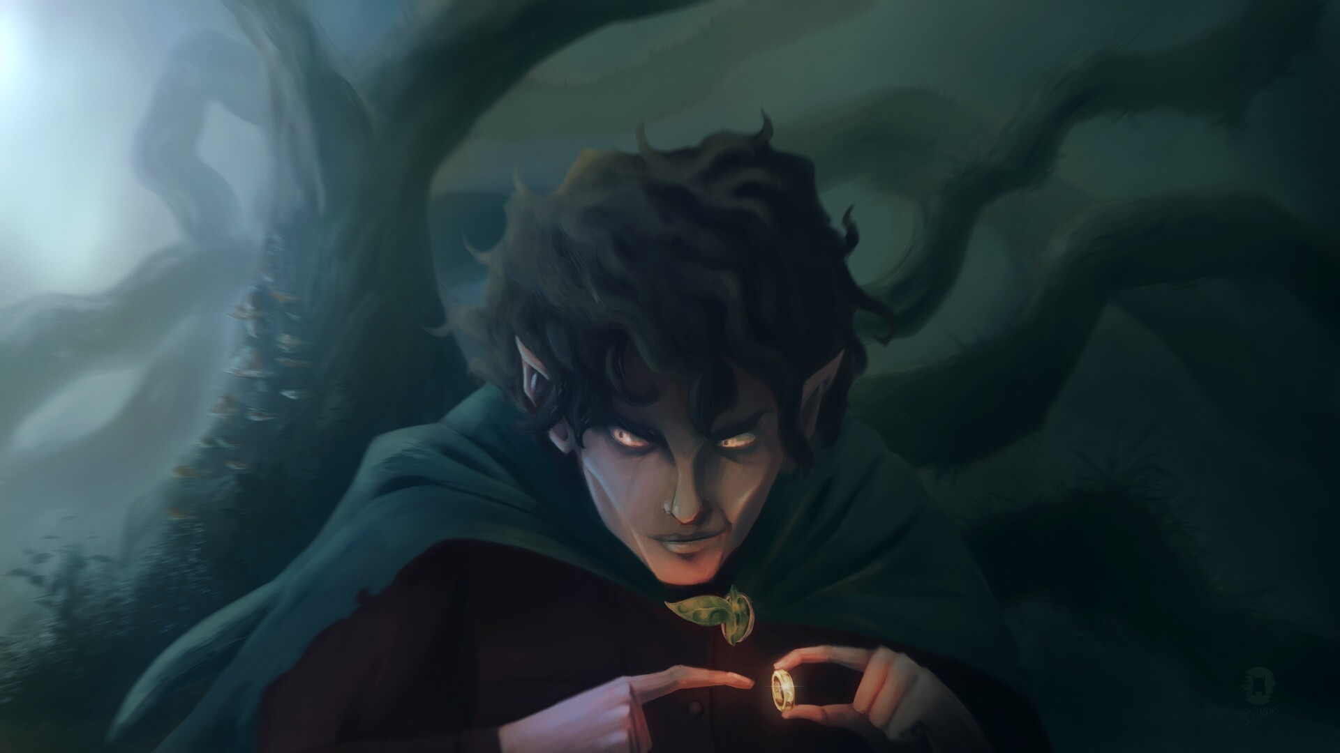ArtStation - Fallen Frodo (LOTR Fanart)