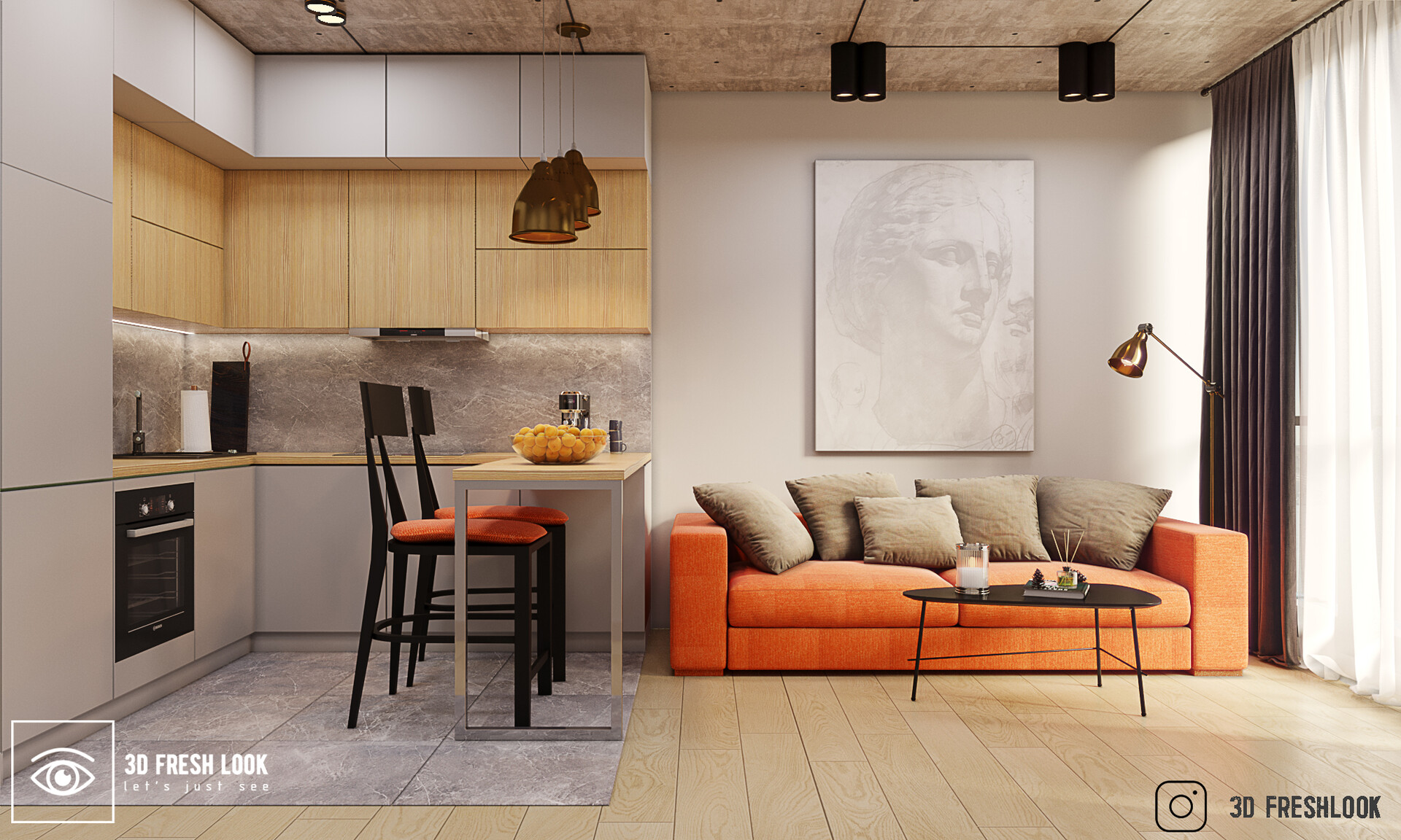 ArtStation - Let's just see , but I'm looking for a job as a 3d visualizer