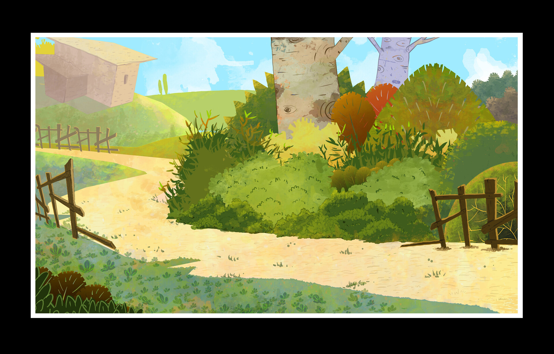 ArtStation - cartoon background