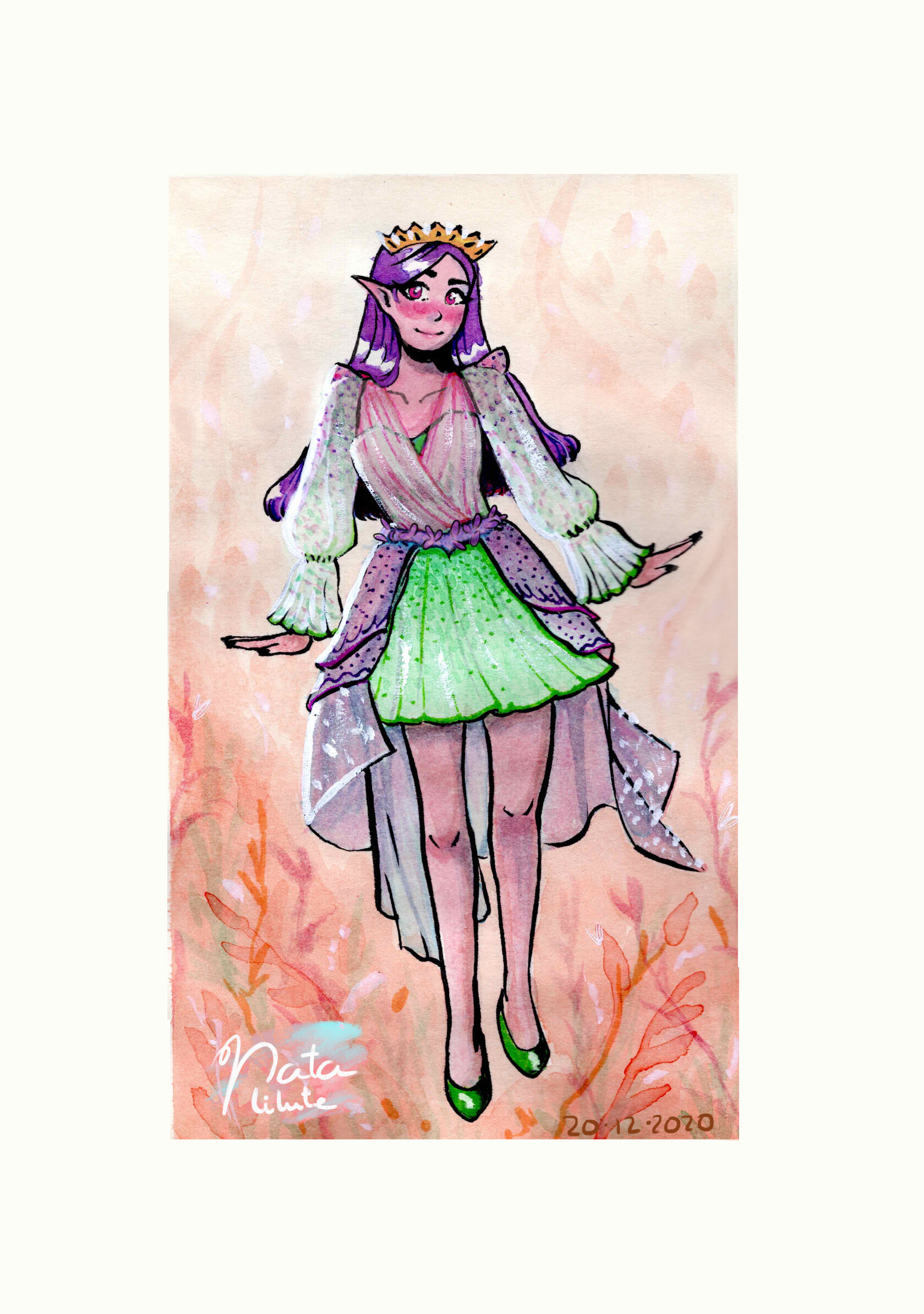 ArtStation - nature elf princess