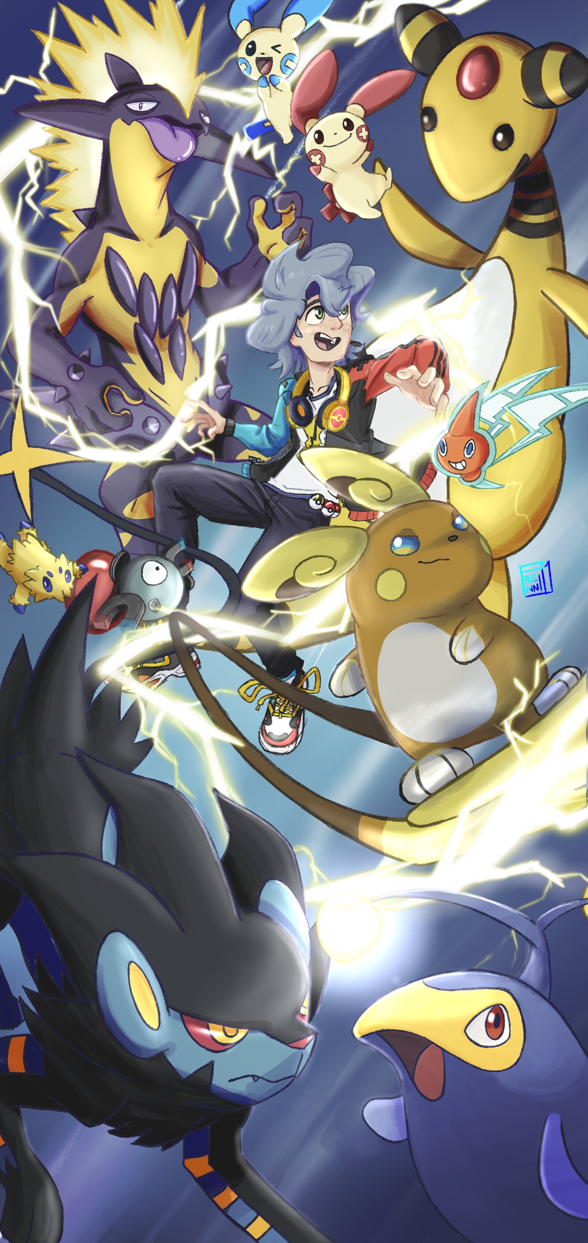 ArtStation - Pokemon teams commissions