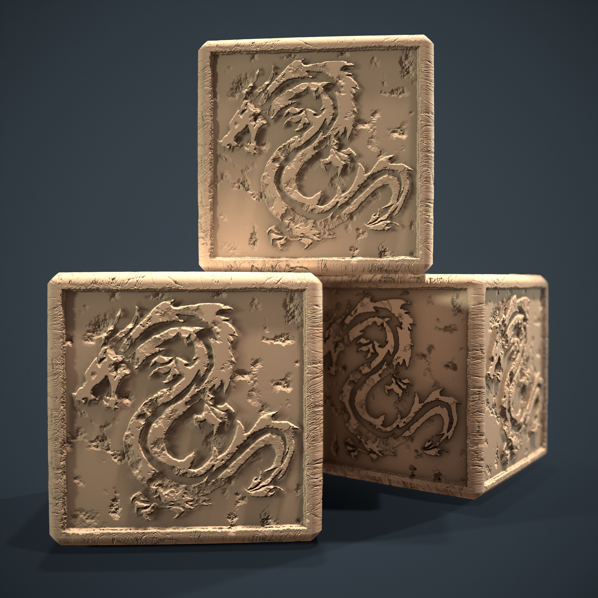 ArtStation - Mortal Kombat box stone