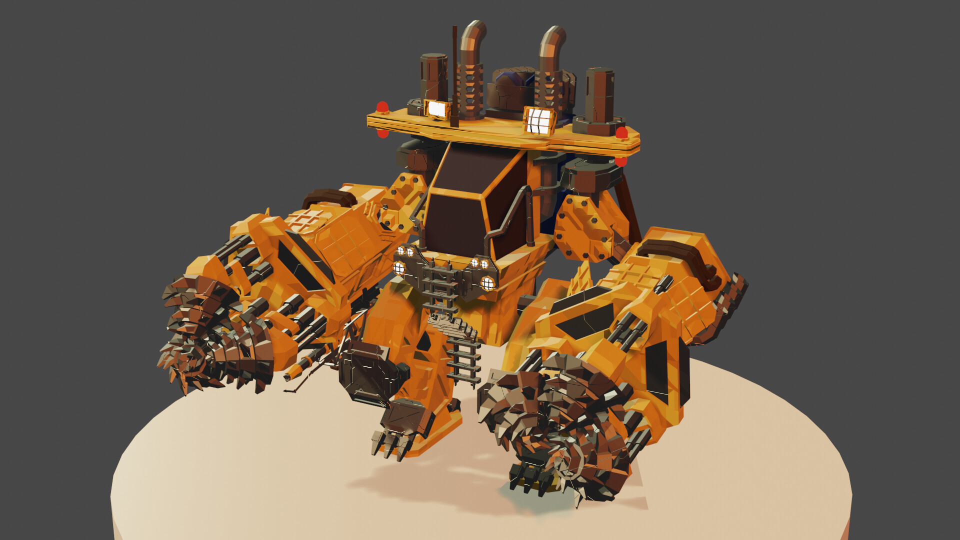 Mark Suharev (Necralkash) - DrillMech - Deep Rock Galactic fan concept