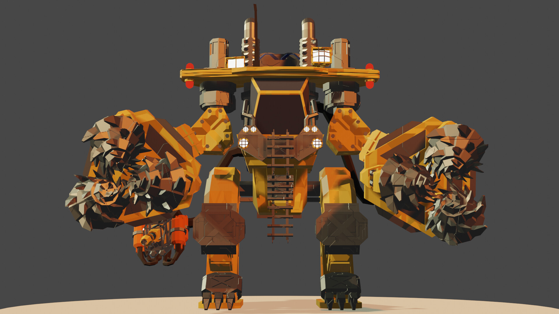Mark Suharev (Necralkash) - DrillMech - Deep Rock Galactic fan concept