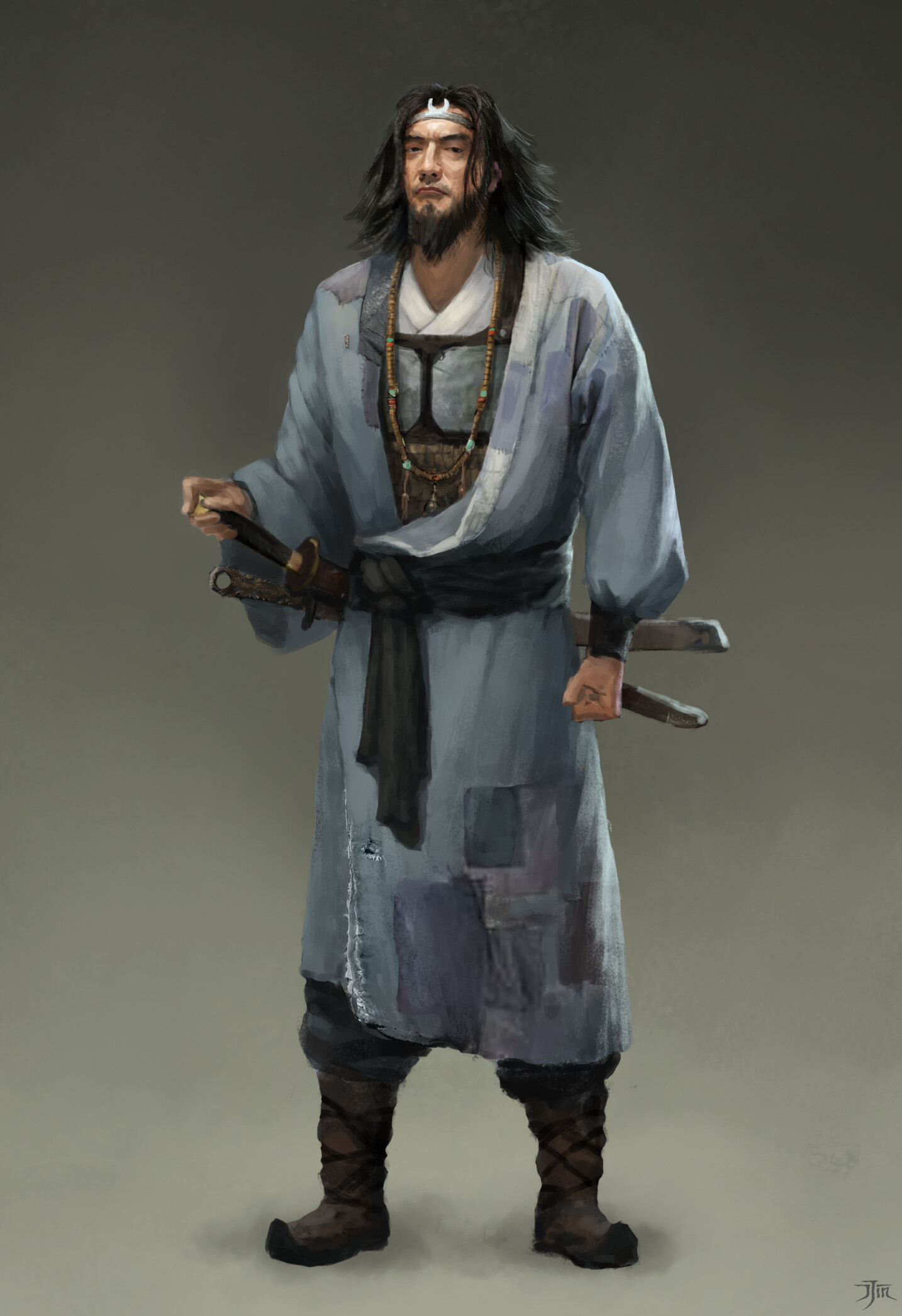 ArtStation - Wusong, from "Shui Hu Zhuan"/"Water Margin".