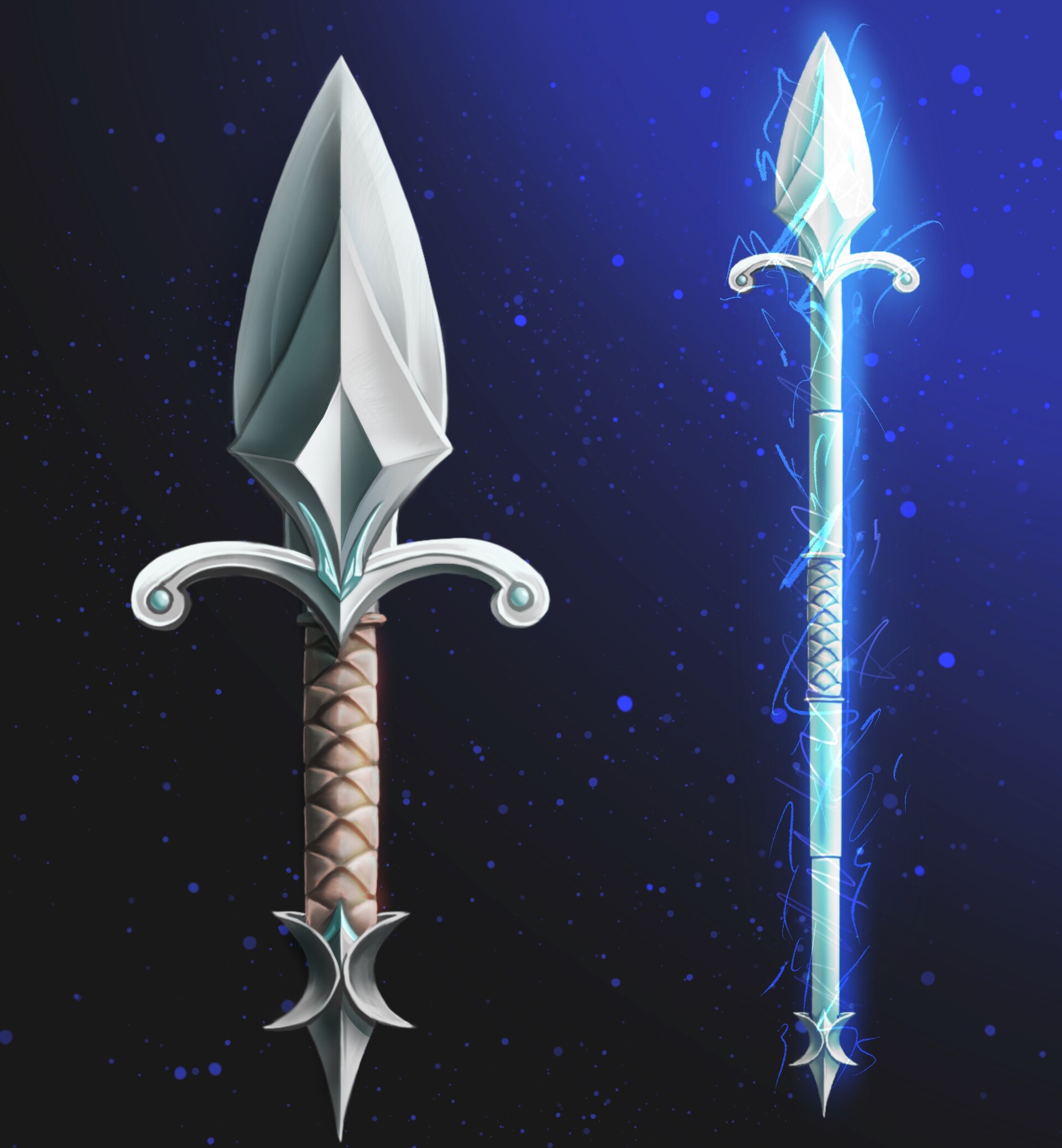 ArtStation - Ace's Spear- The Summoned Guardians