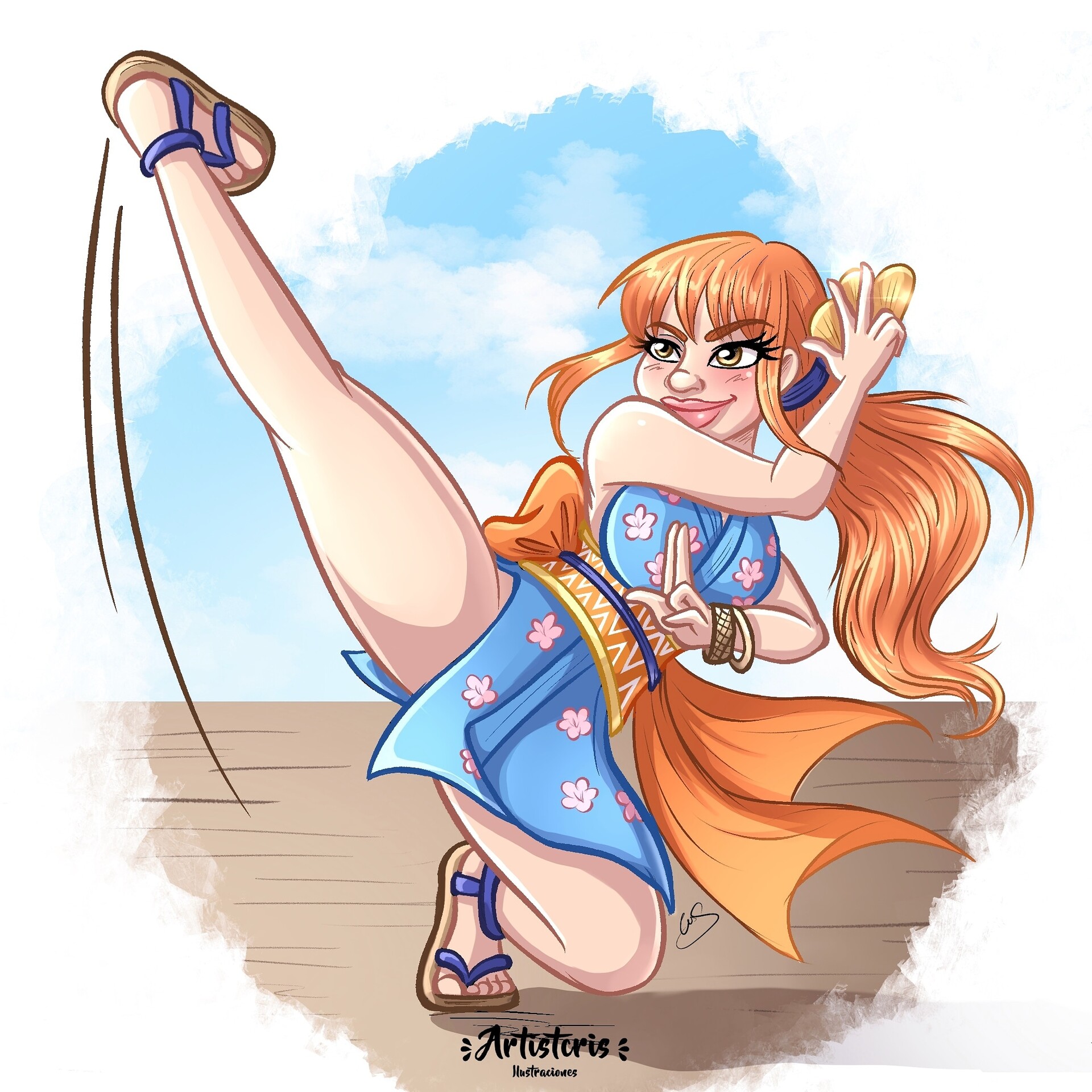 Artstation Onami One Piece